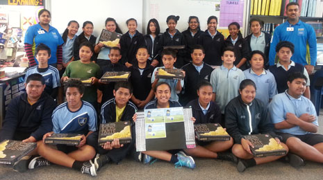 Avondale Intermediate ‘Cleanest Classroom Award’ winners with their ...